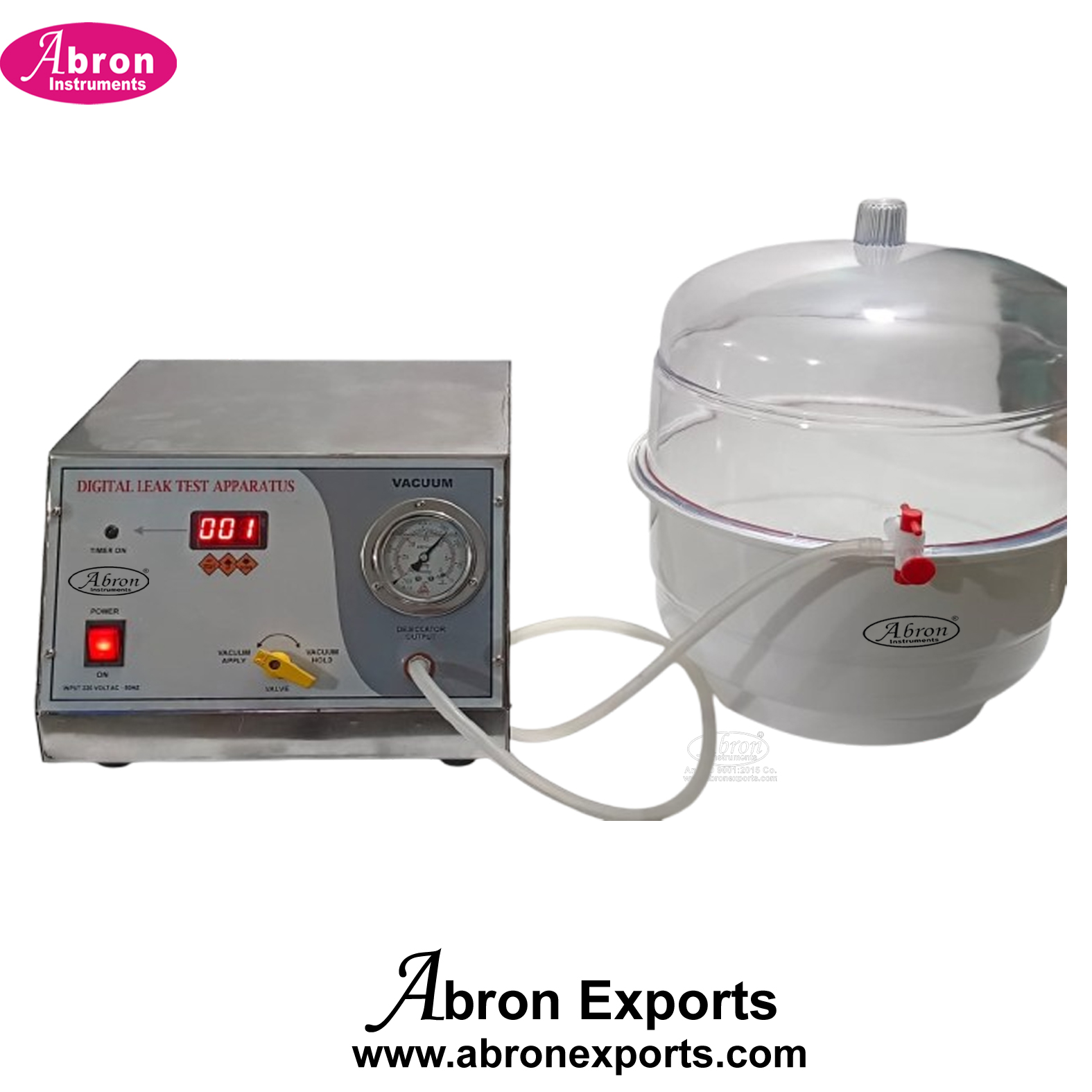Pharmacy Leak Test Apparatus Digital with Desiccator Pump Abron AB ...