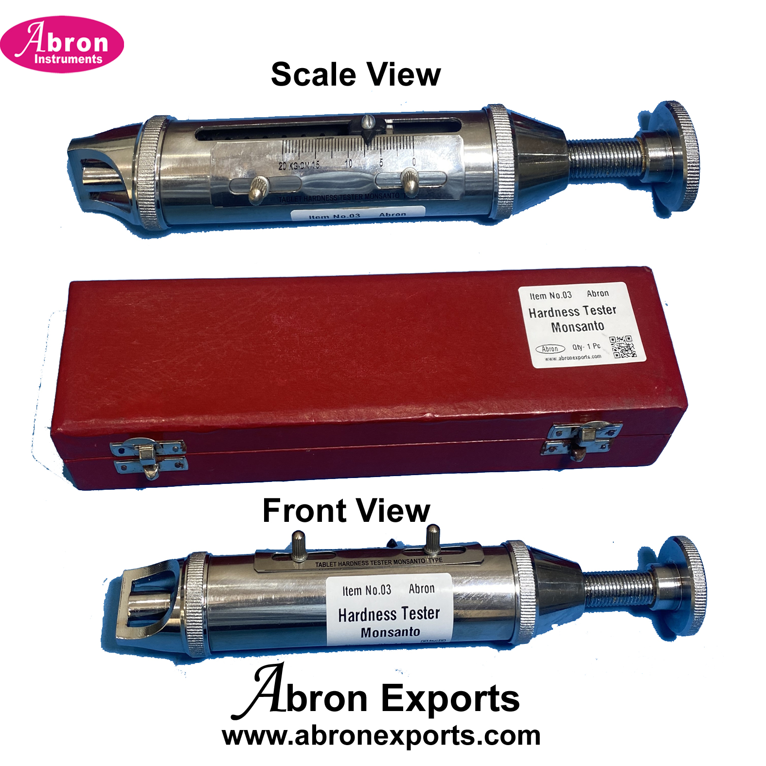 Pharmacy Tablet Hardness Tester Monsanto Type With Screw Scale Tablet ...