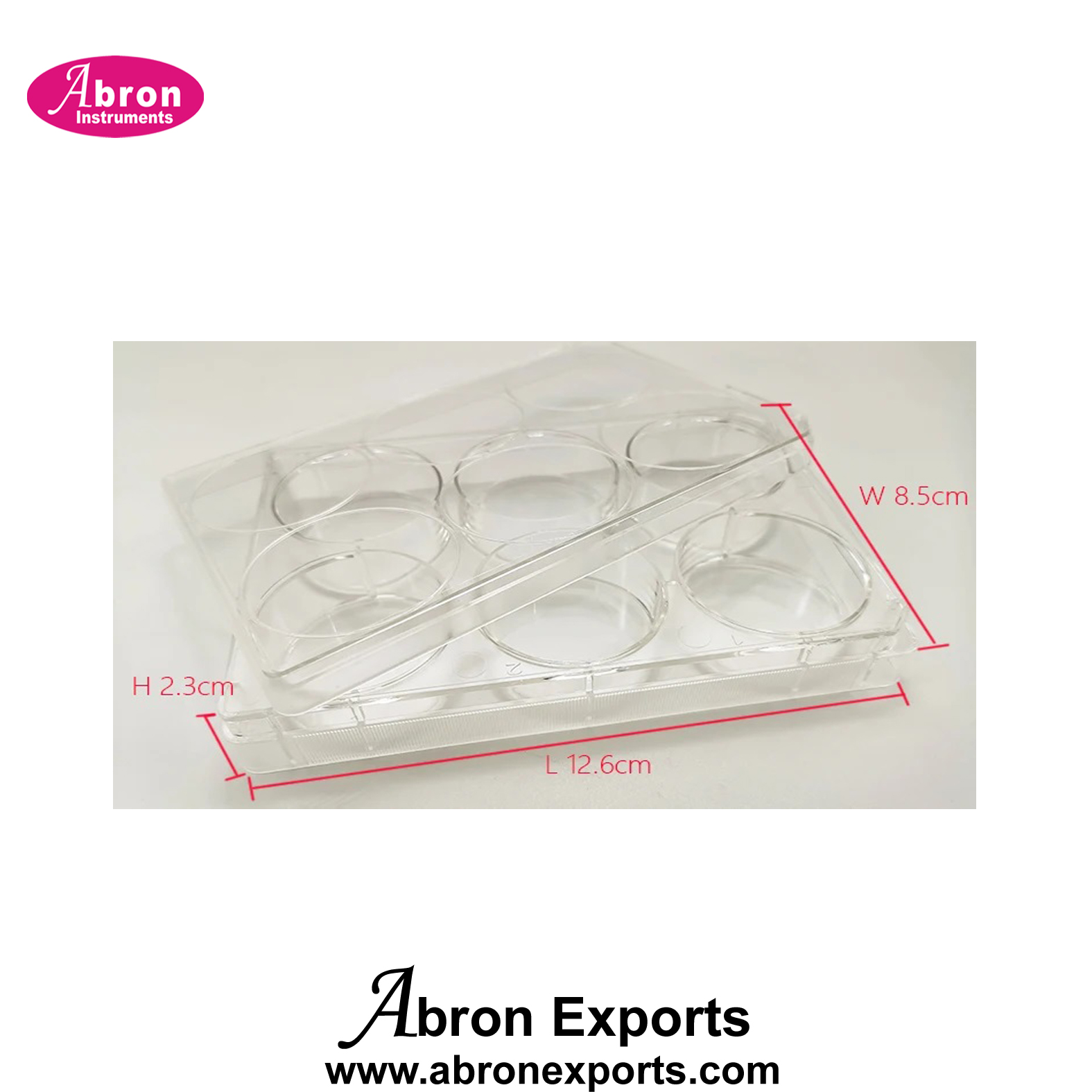 Cell Culture Plate 6 Wells With Lid Dimensions Pack of 50pc 85mmx126mm ...