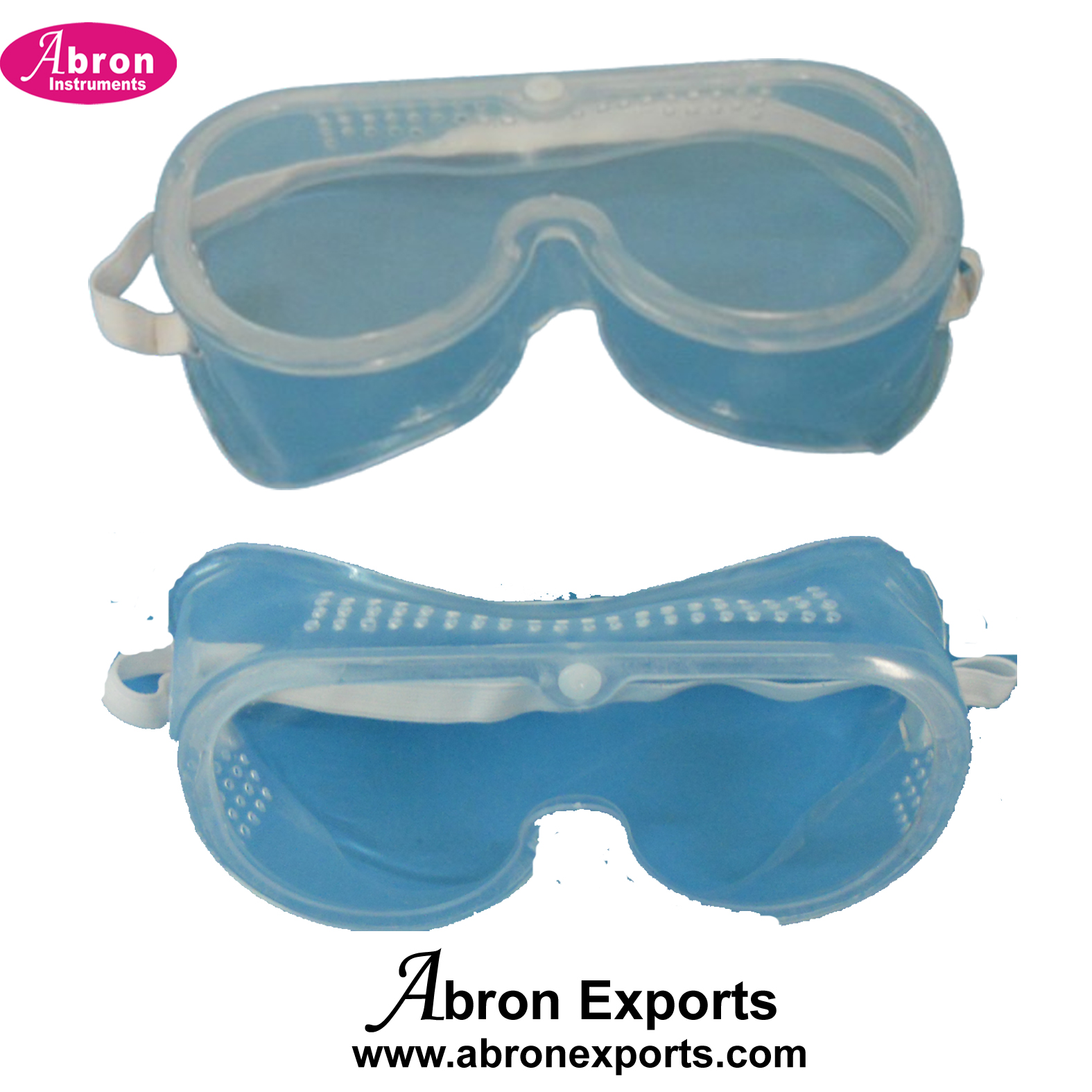 Safety Goggle EN 166 Plastic With Flexible Haead Band and Air Vent ...