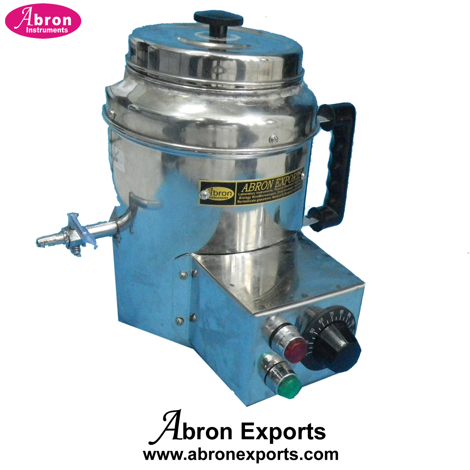 Paraffin wax Dispenser SS 01 liter with heater stop cock Thermostatic ...