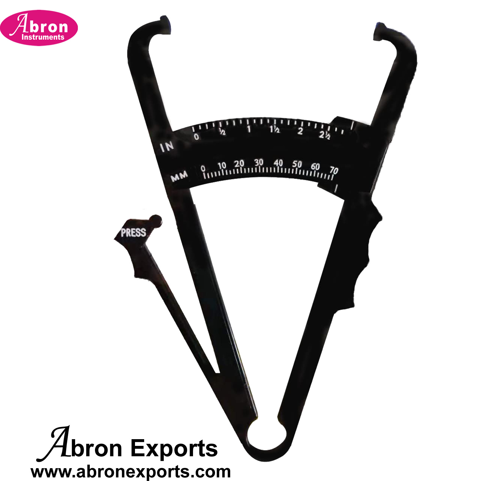 Body Fat Caliper Plastic For Body Skin Fold Body Fat Analyzer Abron ABM ...