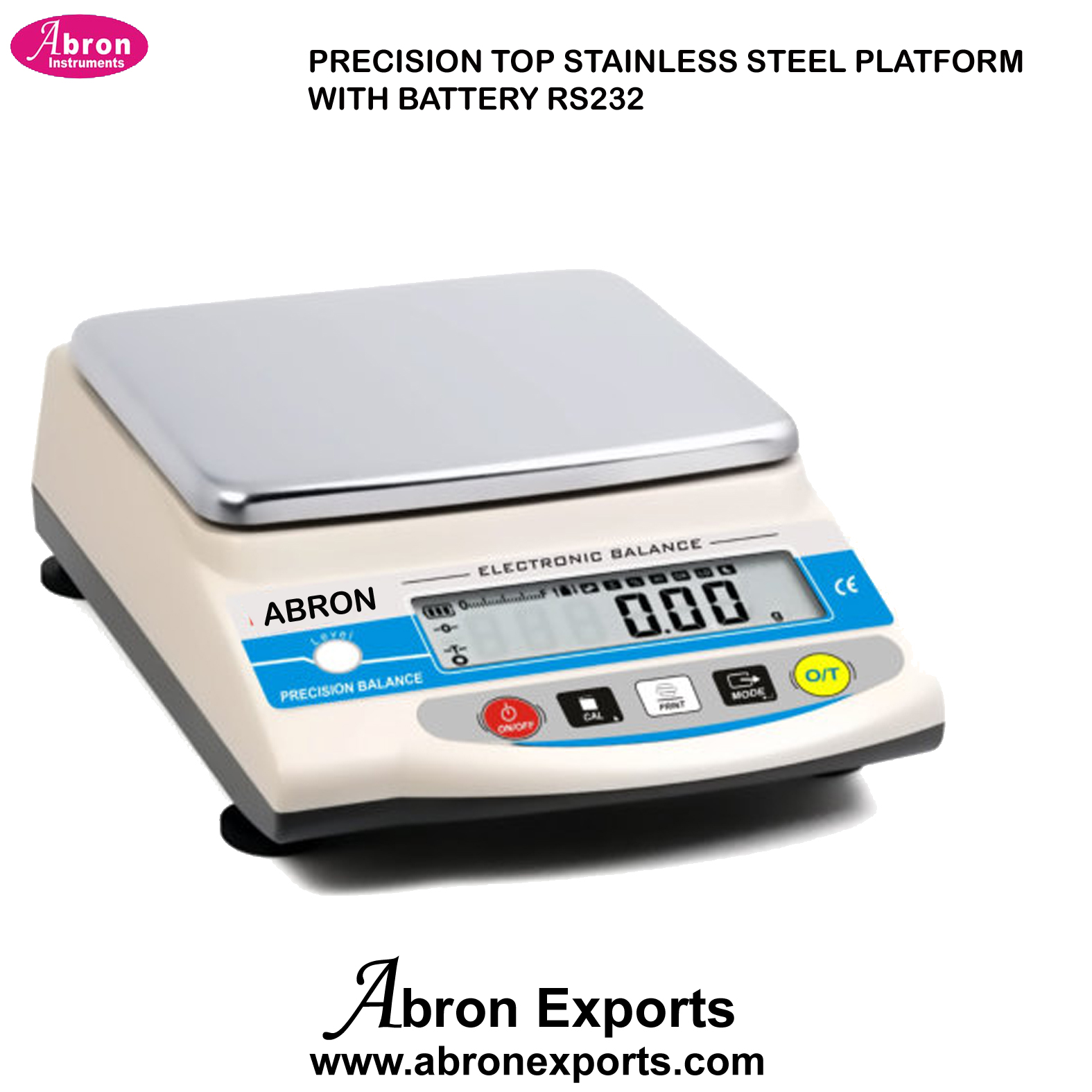 Digital Balance Precision LCD 5kg 5000gm 10mg 0.01gm SS Platform Unit ...