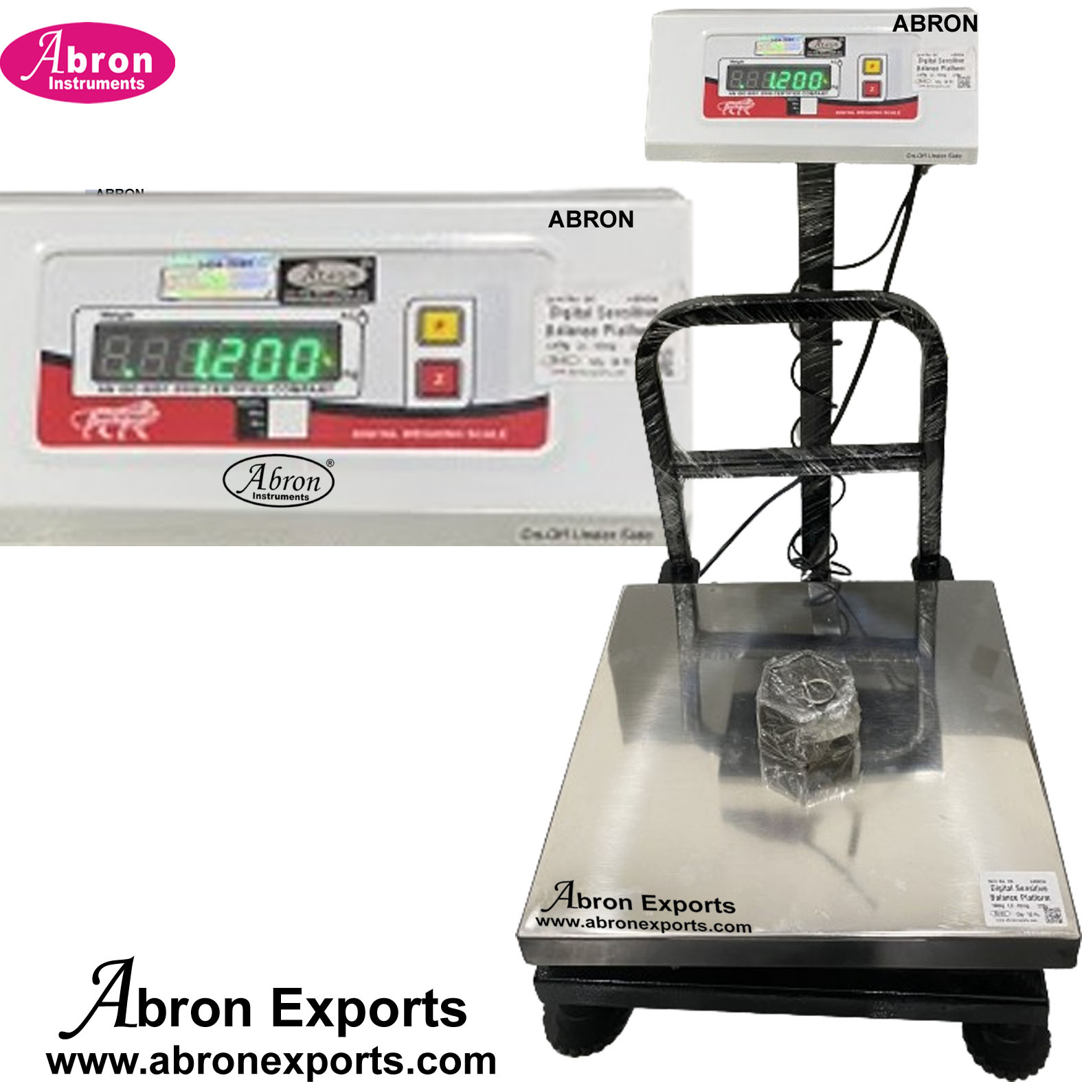 Platform Balance Digital 1-100kg LC10gm SS platform LED Display with ...