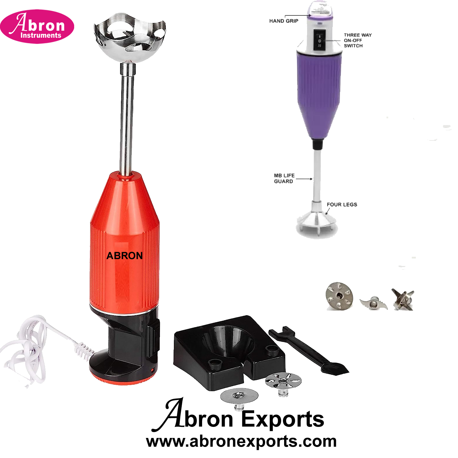 Laboratory Blender Mixer 250w Hand Held DC Motor low noise multipurpose ...