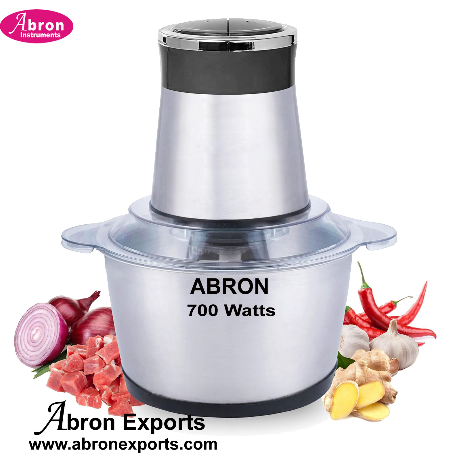 Mixer Meat Mincer Electric Chopper Grinders With Stainless Steel Bowl ...