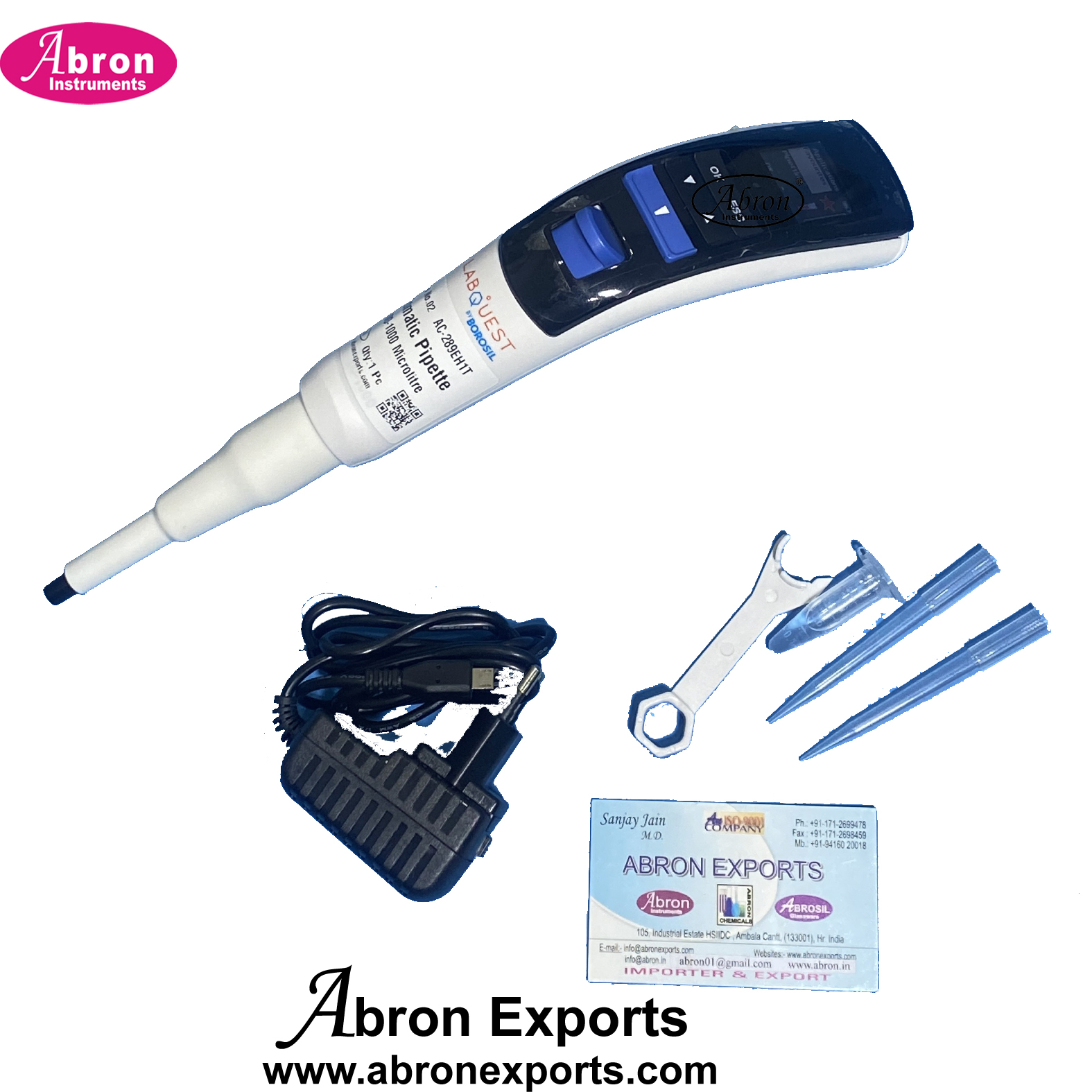 Electronic Digital Automatic Pipette High Accuracy 50-1000ul ...