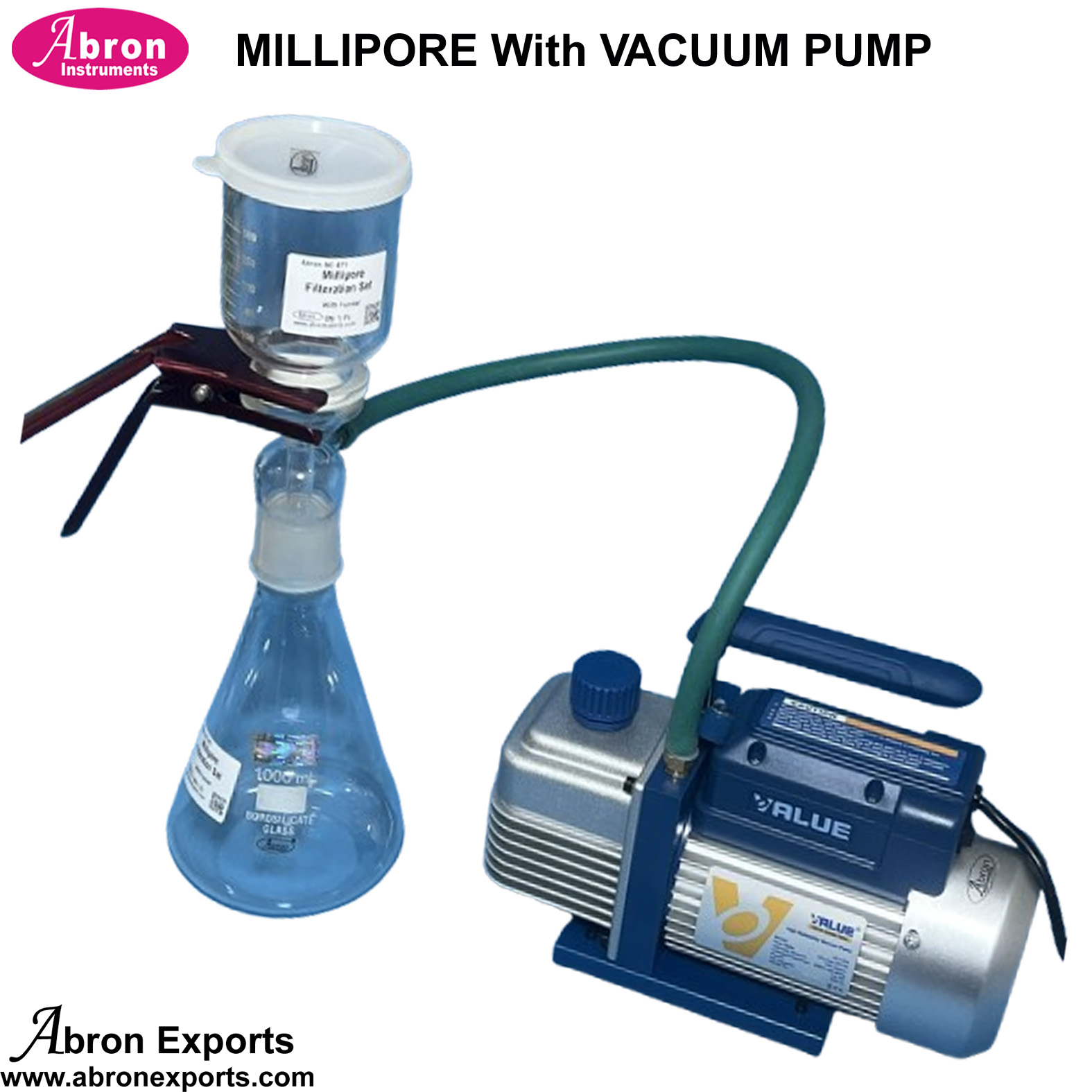 Glass Millipore oil Filteration Setup Apparatus Flask Funnel Clamp 47mm ...