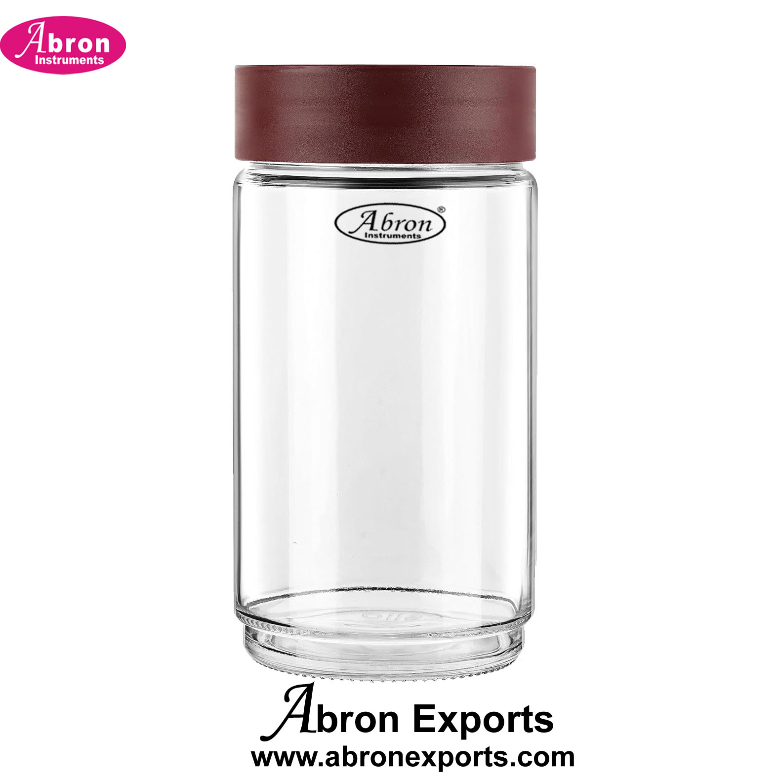Glass Museum Specimen Jar 2000ml with wide mouth screw cap Abron AC ...