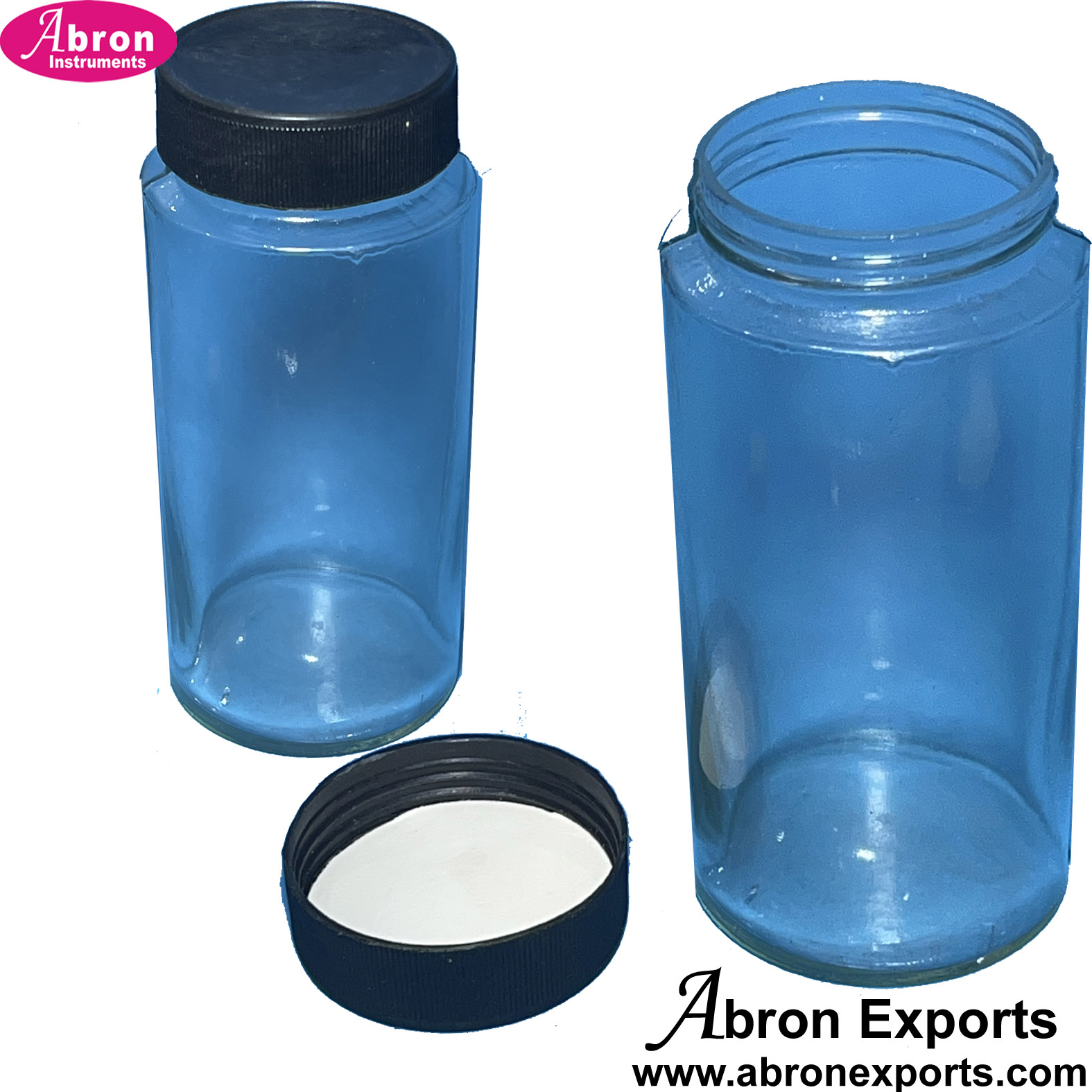 Glass Specimen Jar Screw Cap 500ml Hard Glass 10pc Abron AC-484G5H ...
