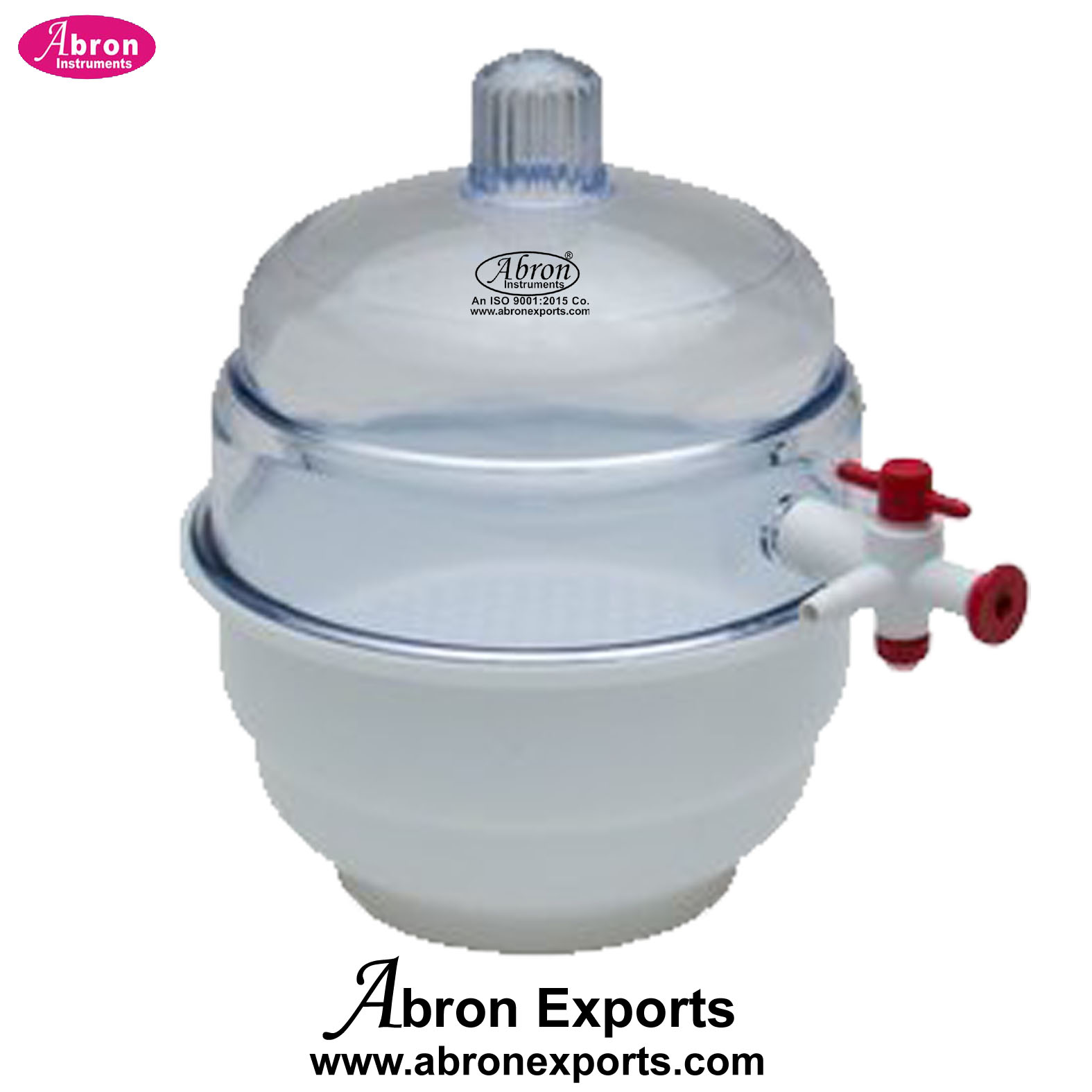 Desiccator Vacuum Poly 300mm 12 inch Dia With Knob Lid Cover ...