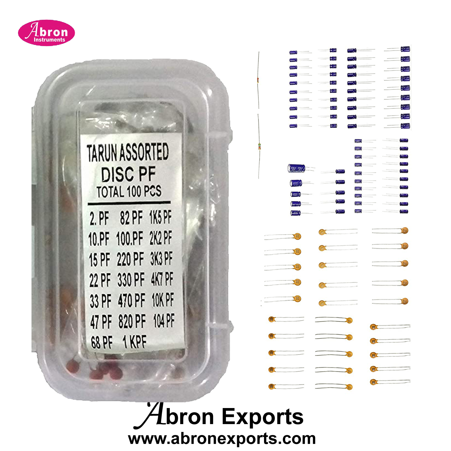 Electronic Capacitors Loose Paper Electrolytic 2pf 22,33,47 220pf and ...