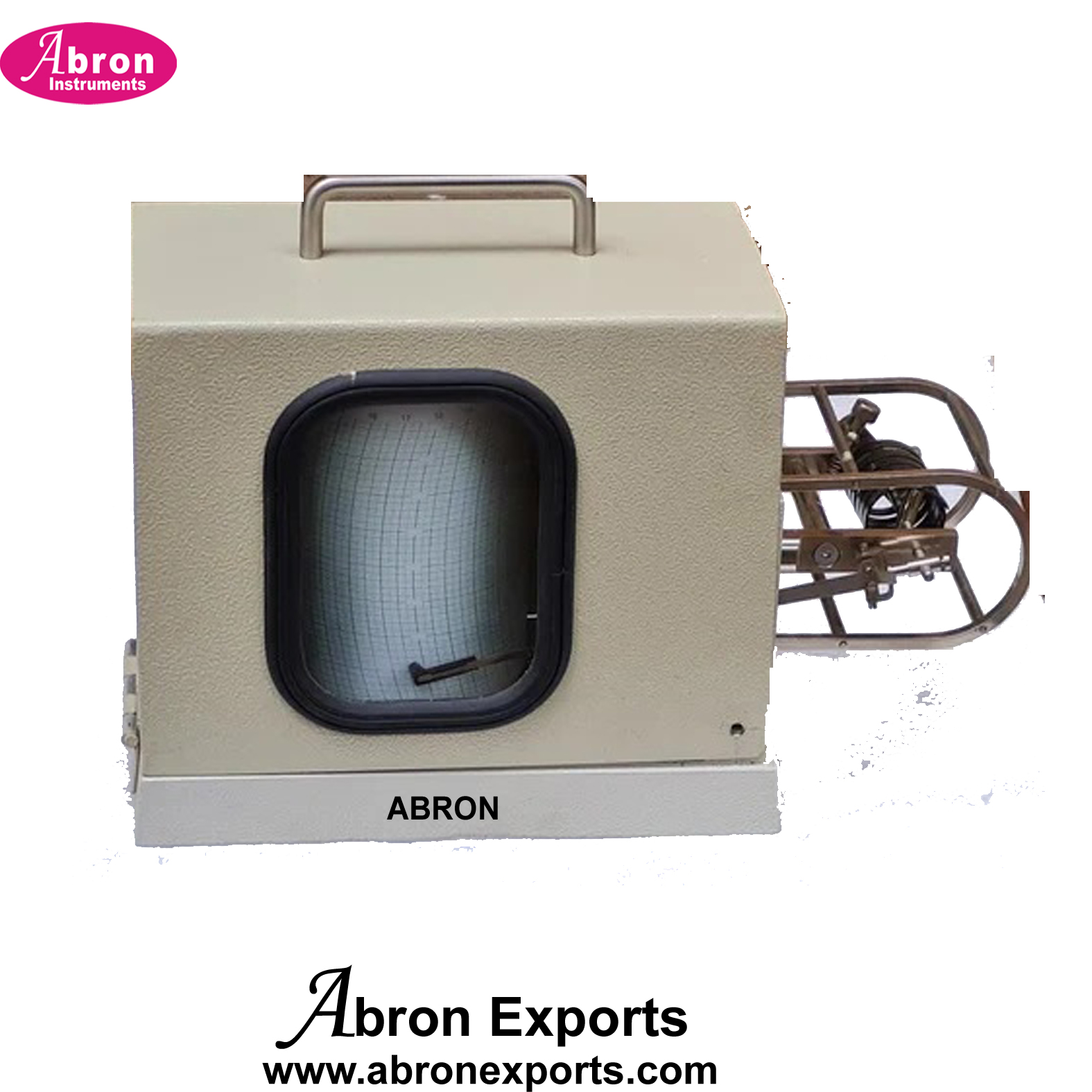 Thermograph hair hygrograph instrument with weekly daily chart ink ...