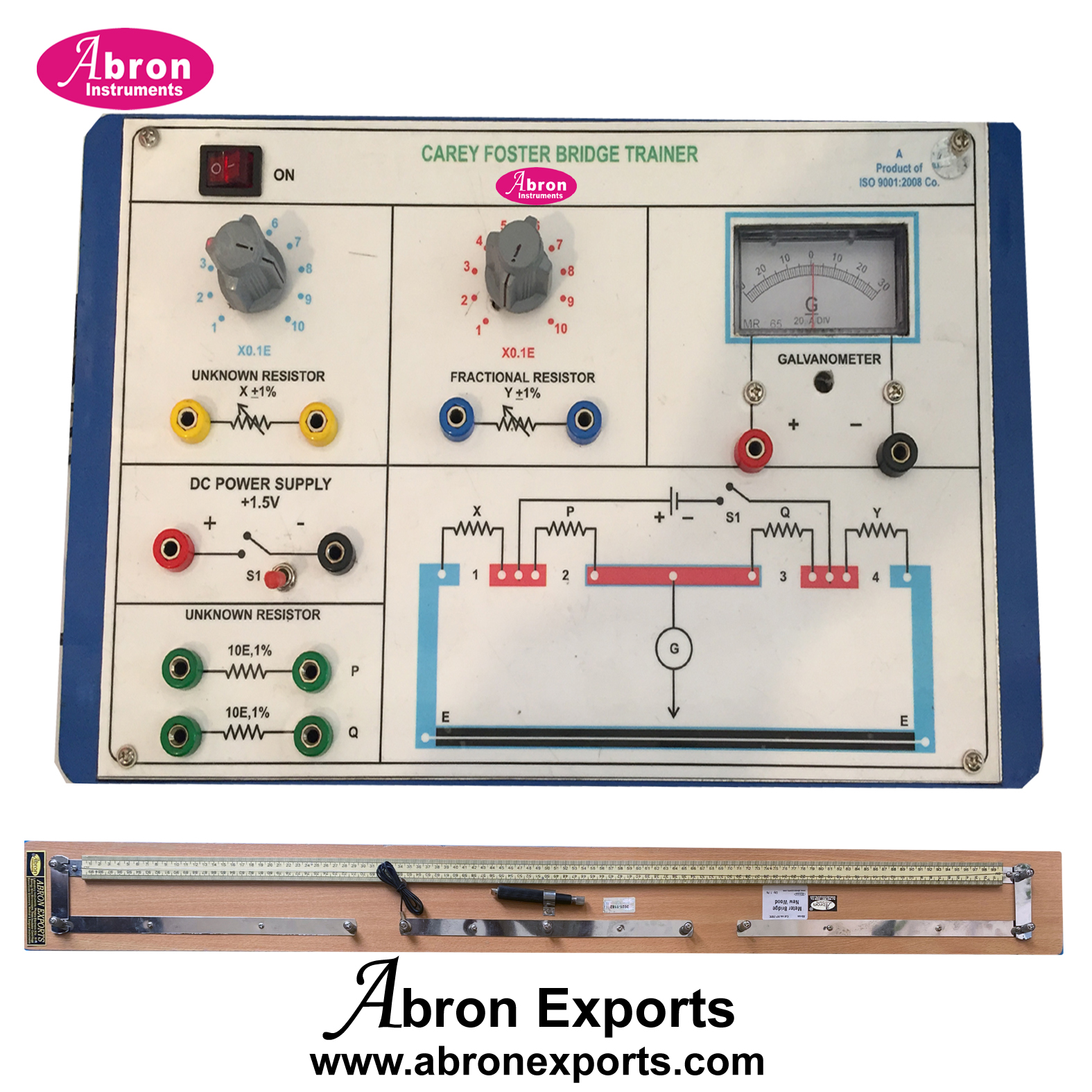 Carey Carry foster bridge setup with potentiometer digital with power ...