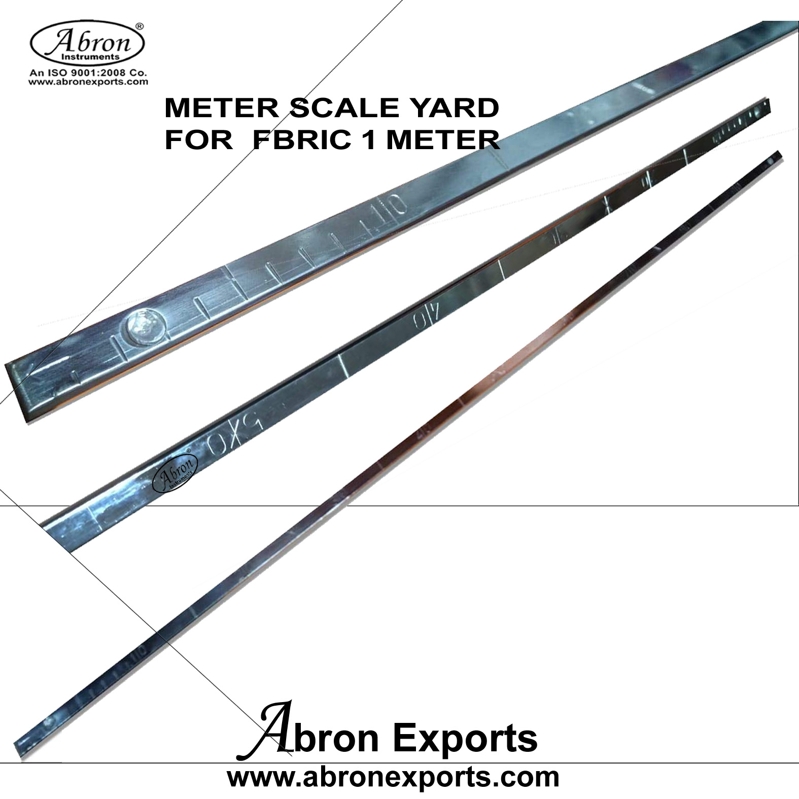 Meter Scale Galvanized steel Bar Yard for fabric Cloth Rod Line Every ...