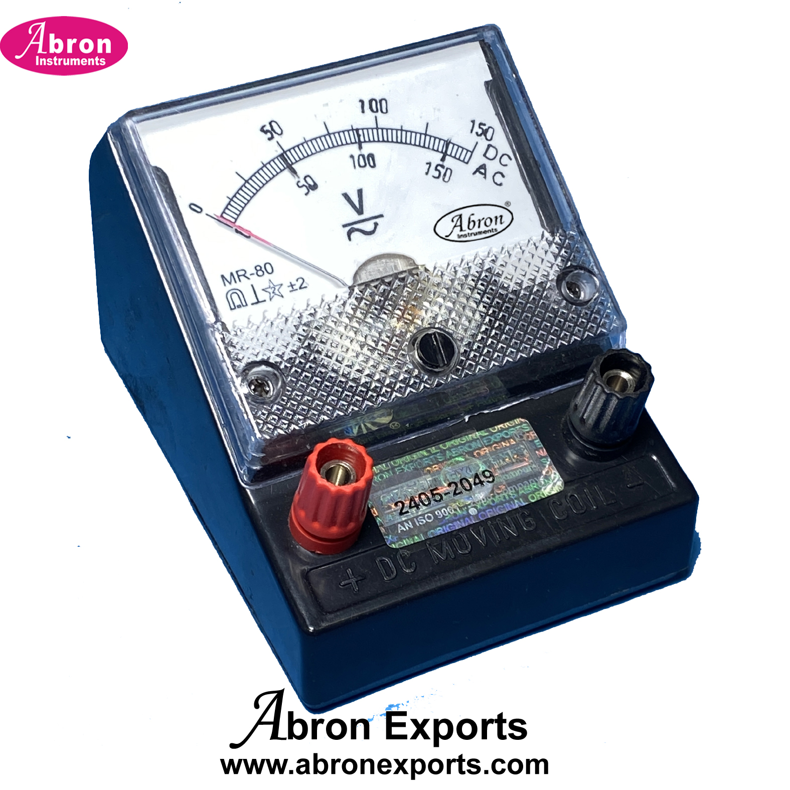 Meter Voltmeter AC DC 0-150V In Desk Stand 72mm Scale With Terminals ...