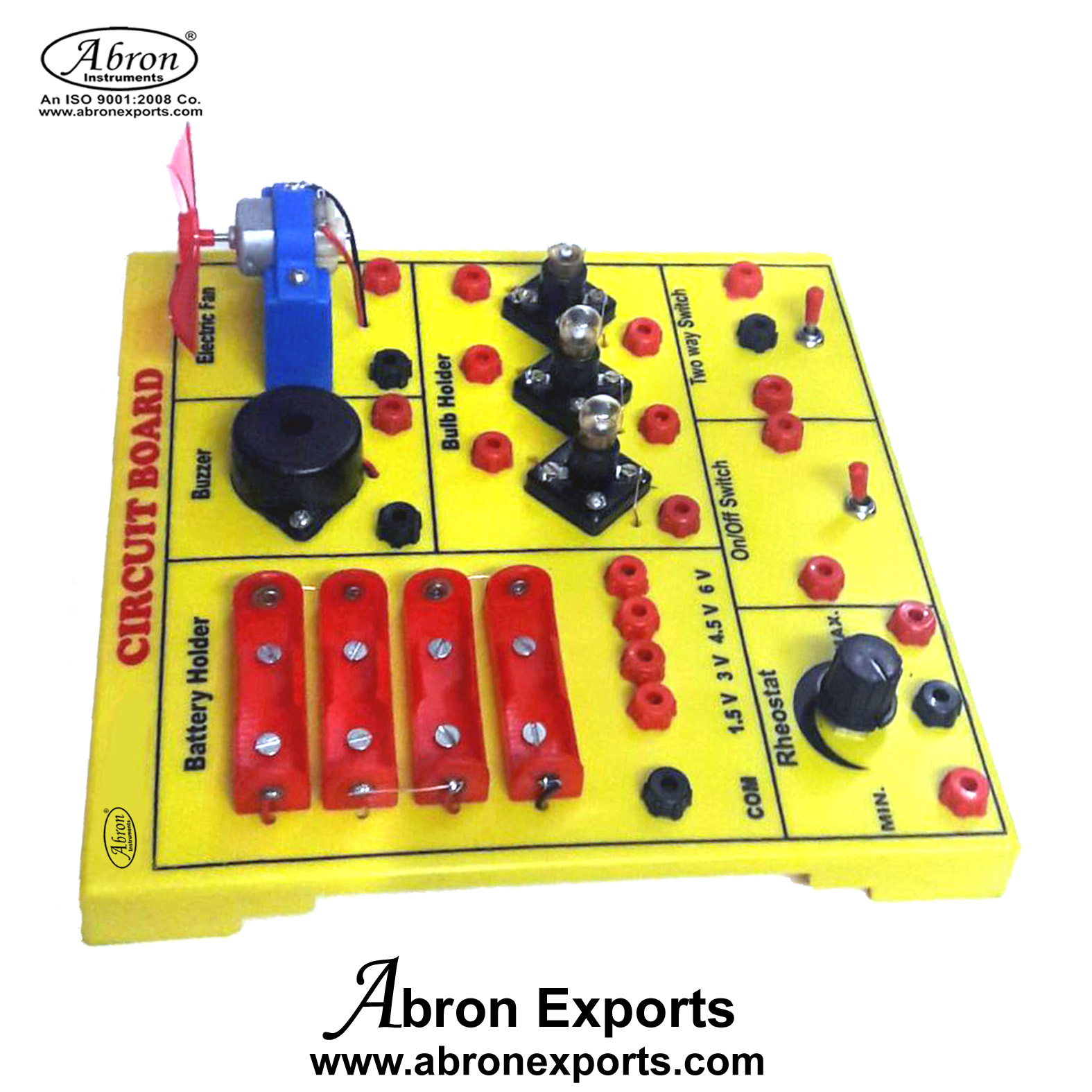 Circuit Board Cell Holder Bulbs Rheostate On Off Fan Abron AP-897D ...