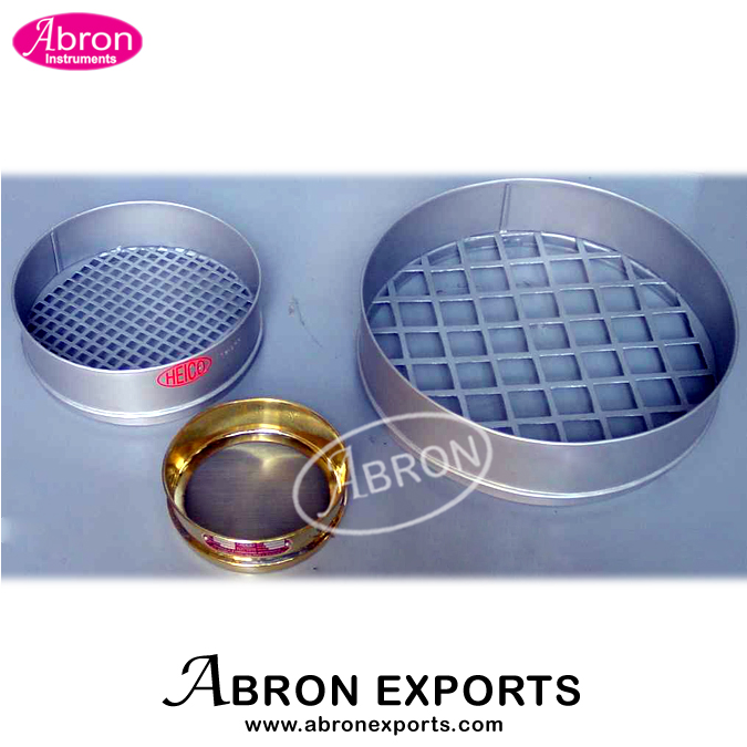 Sieves Coarse Made of GI 12inch | Soil & Cement Lab | Abronexport.com
