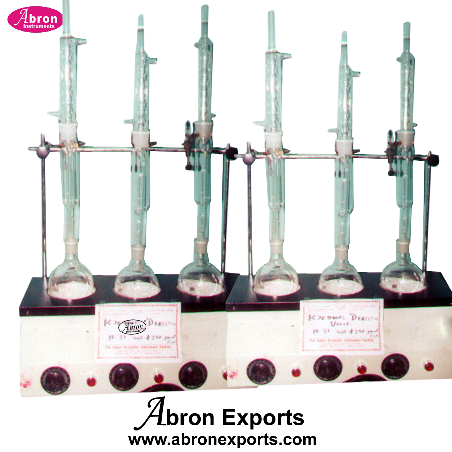 Soxhlet Extraction Apparatus With Glass Parts Setup Set of 6 or ...