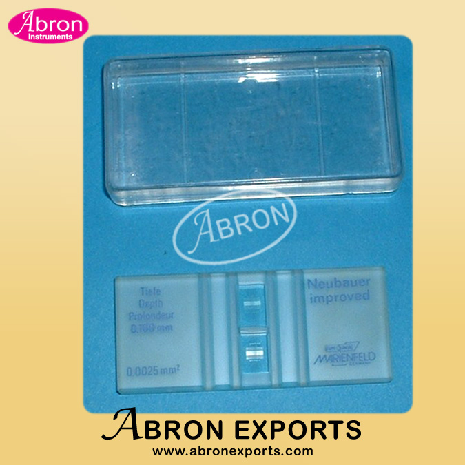 Haemocytometer Blood counting chamber German Set Neubauer chamber set ...