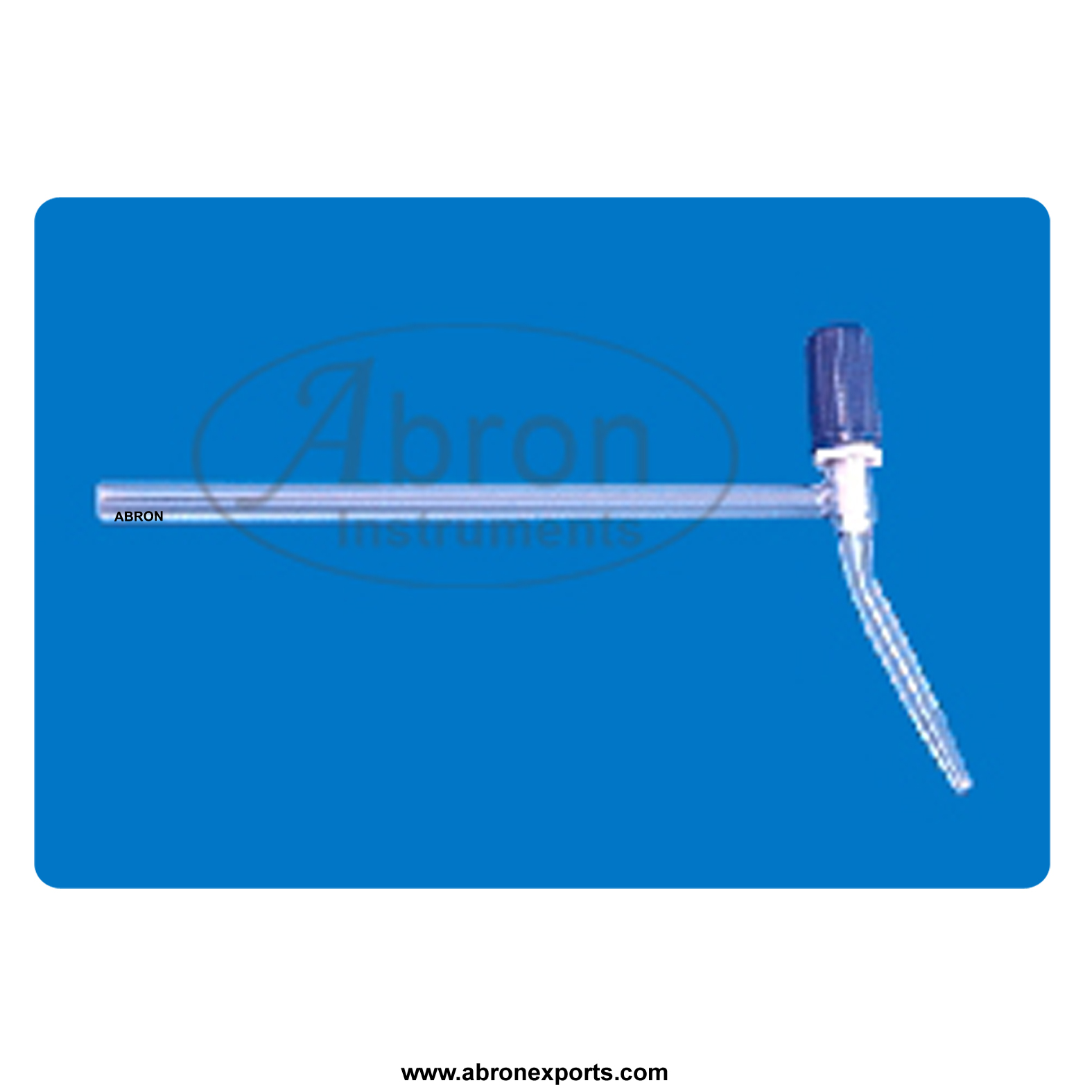 Rotaflow stopcock screw type borosilicate glass abrosil abron AC-2471 ...
